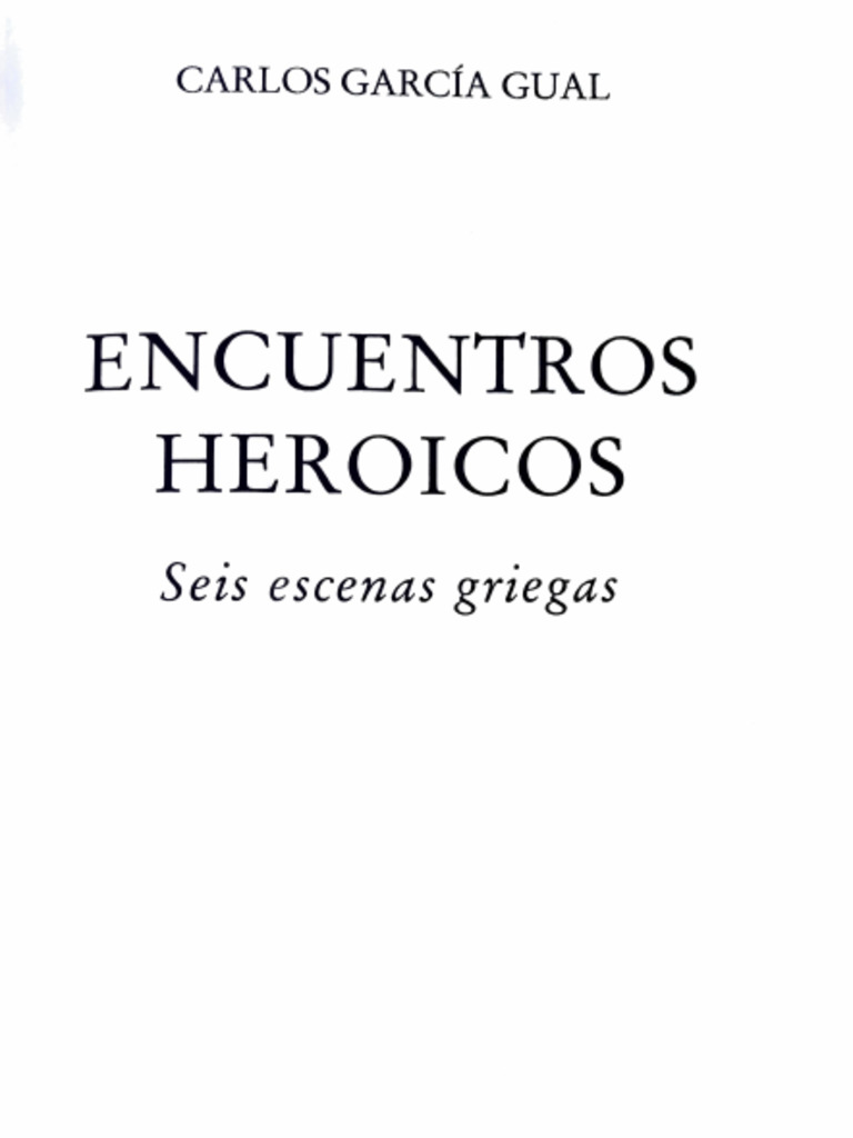 García Gual Príamo y Aquiles Completo | PDF