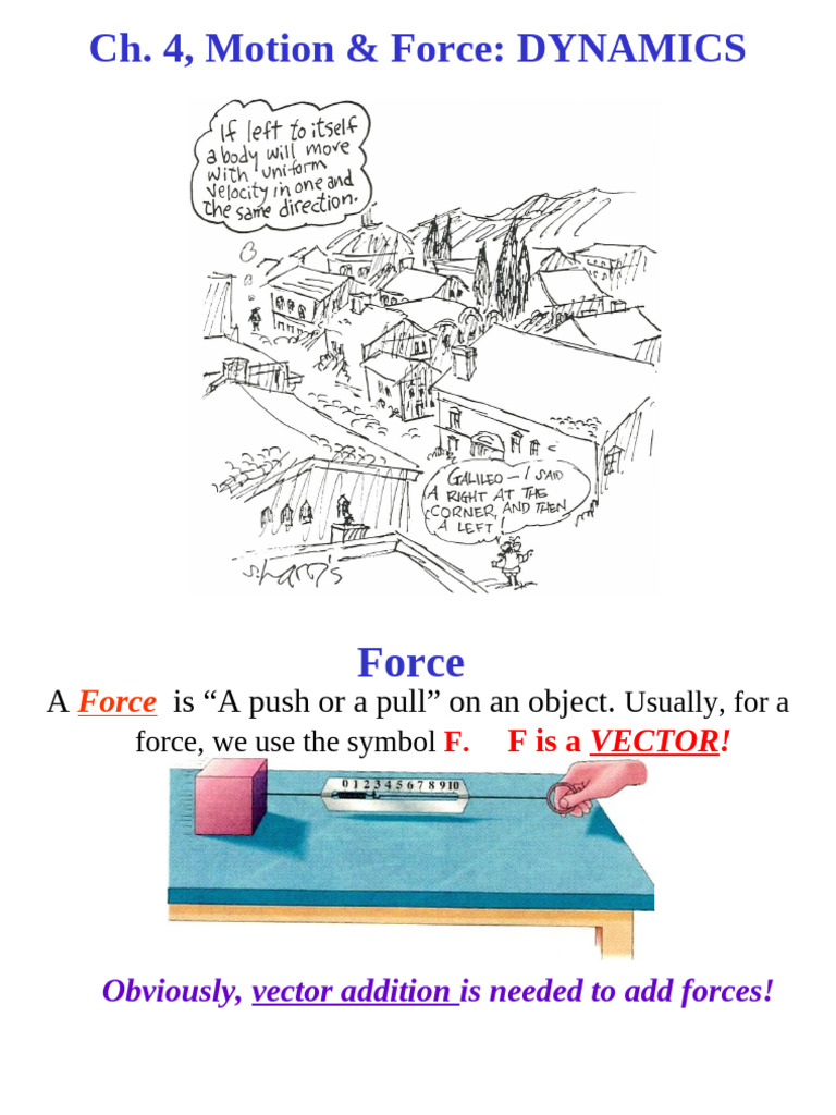 Phy 101 Lecture06 (Newtons Laws of Motion) | PDF | Force | Inertia