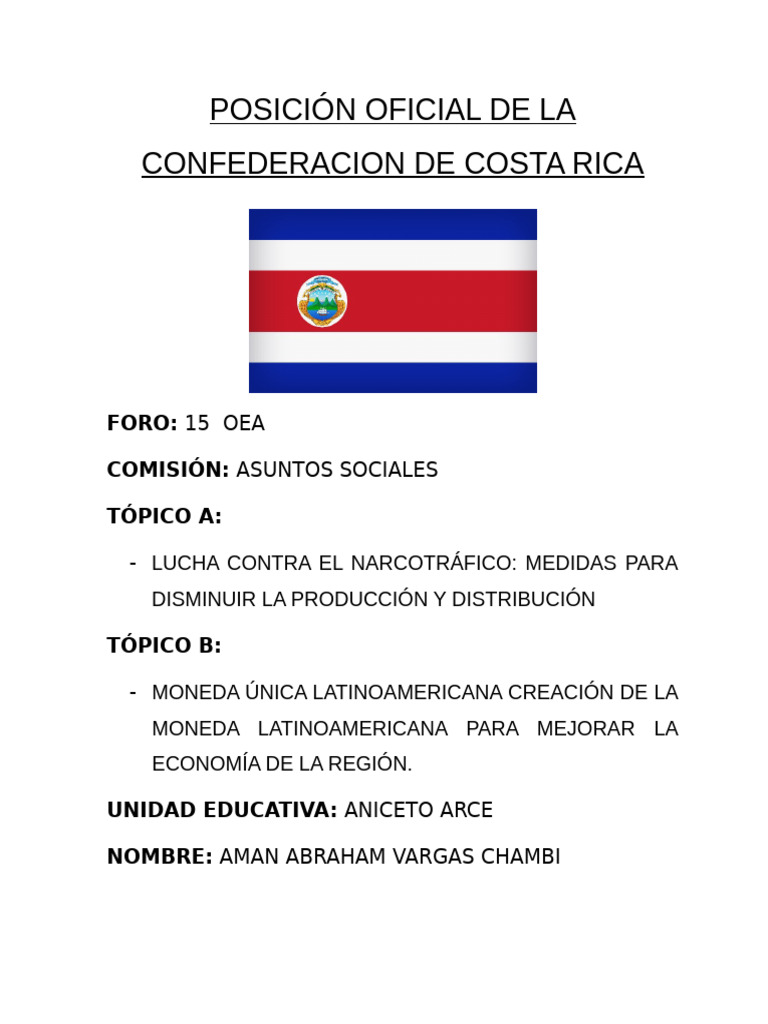 Abraham Vargas | PDF | Costa Rica | America latina