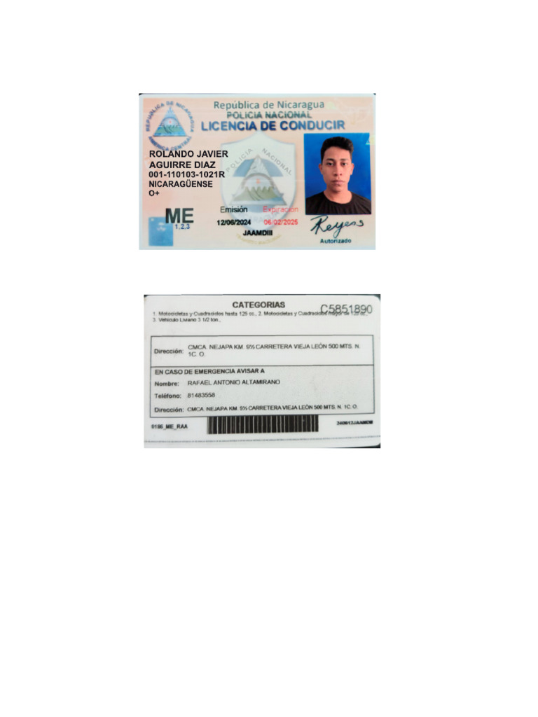 Licencia Nicaragua | PDF