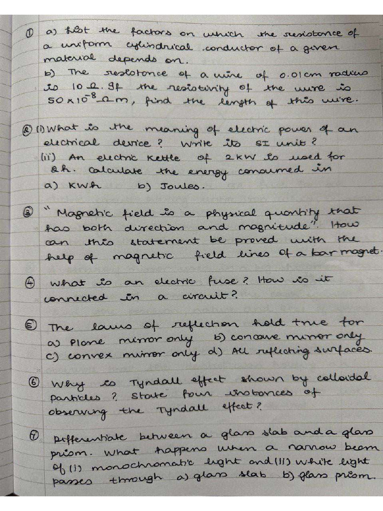 Class 10th Day 23 Secret Assignment | PDF