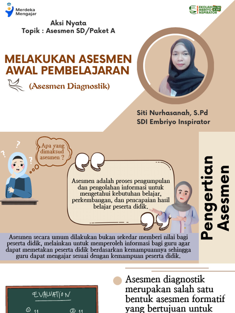 Melakukan Asesmen Awal Pembelajaran (Asesmen Diagnostik) - 20231006 ...