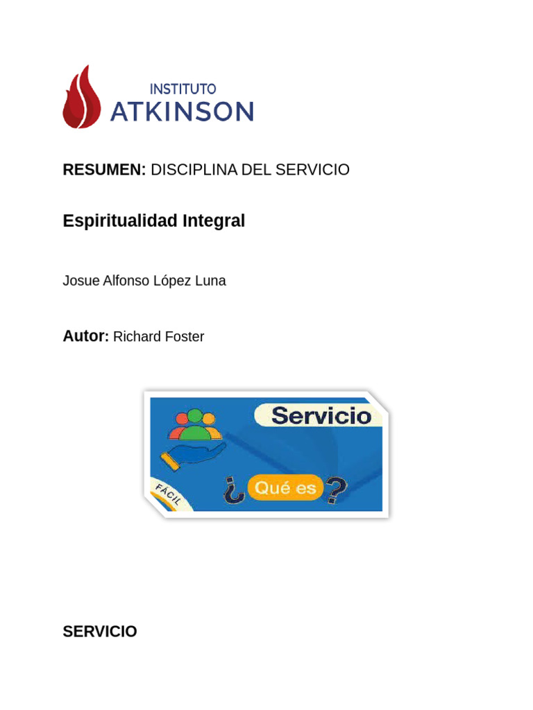 Resumen de Servicio | PDF | Jesús | Amor