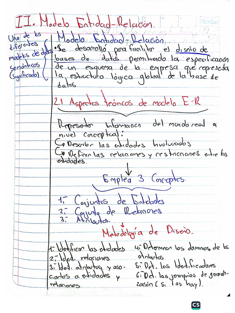 Modelo ER y extendido | PDF