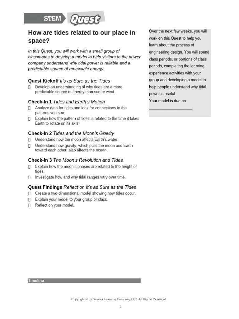 MGES SM Quest Checklist | PDF
