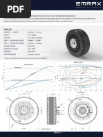 EMRAX 208 Datasheet A00 | PDF | Electric Motor | Power (Physics)