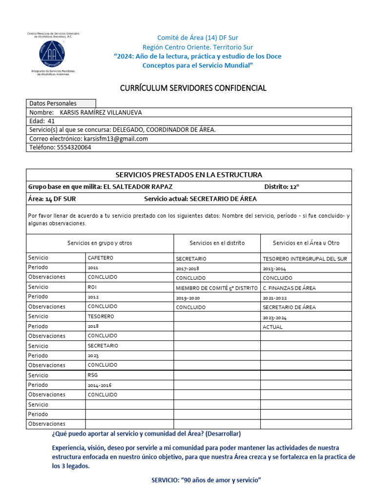 Curricula Karsis | PDF