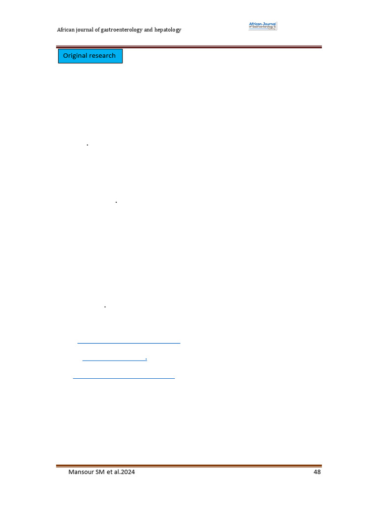 AJGH - Volume 7 - Issue 1 - Pages 48-63 | PDF | Medical Specialties ...