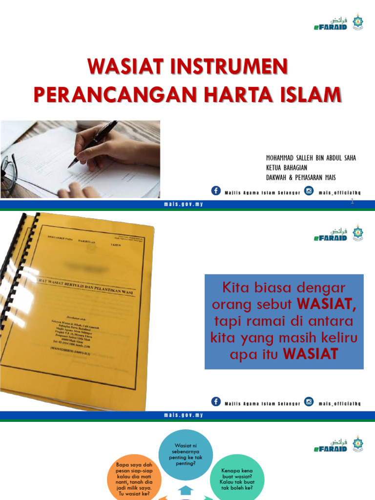 Sesi 4 - WASIAT INSTRUMEN PERANCANGAN HARTA | PDF
