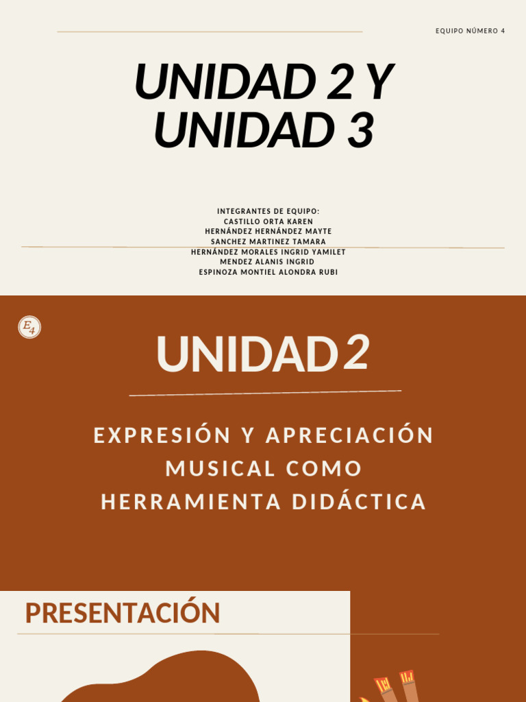 Unidad 2: Música y Aprendizaje Infantil | PDF | Evaluación | Aprendizaje