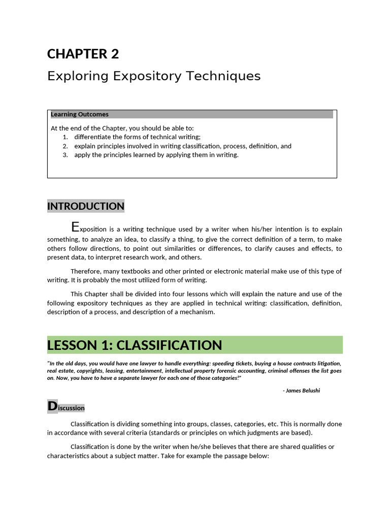 Understanding Expository Techniques | PDF | Pulp (Paper) | Paper