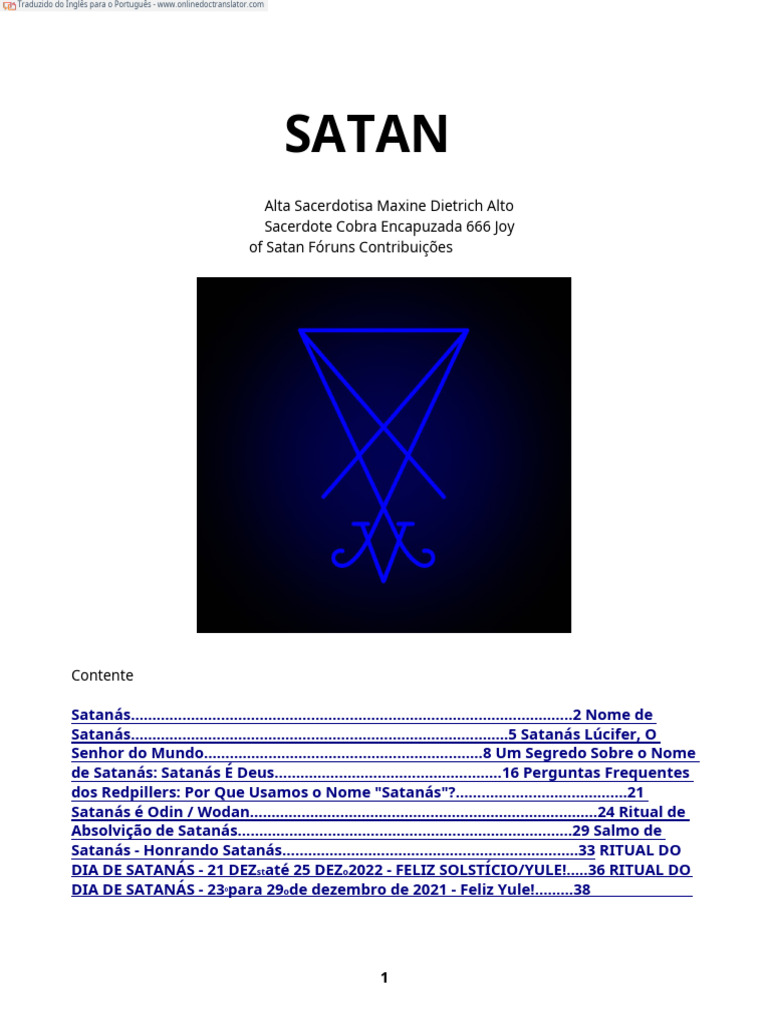 Entendendo Satanás: Mitos e Realidades | PDF | Vênus | Lúcifer