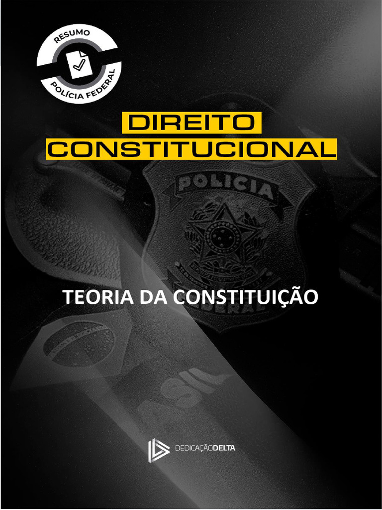 Dir Const - PF - Teoria Constitucional | PDF | Constituição | Lei ...