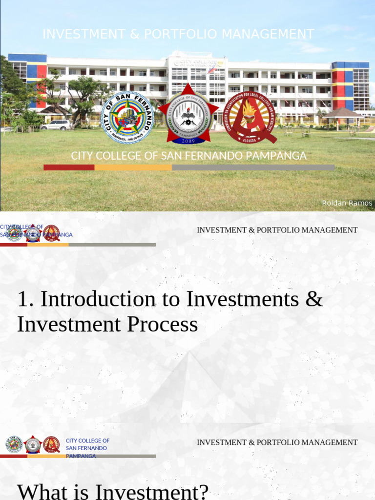 Investment and portfolio Management | PDF | Fixed Income | Investing