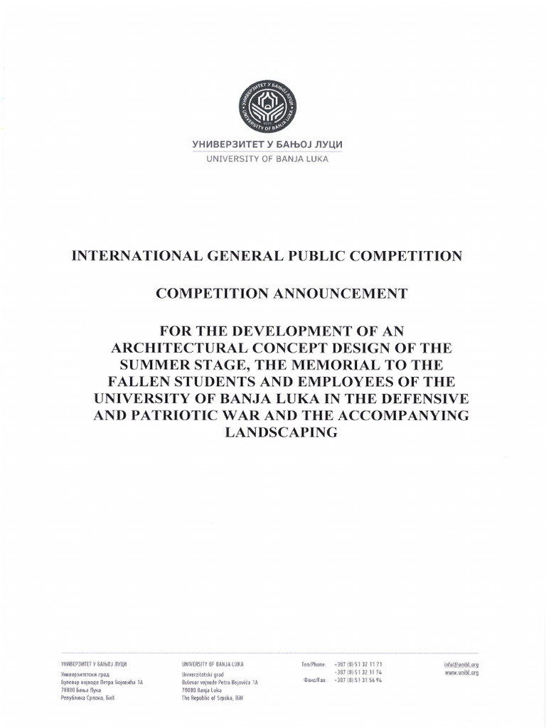 01 COMPETITION ANNOUNCEMENT | PDF