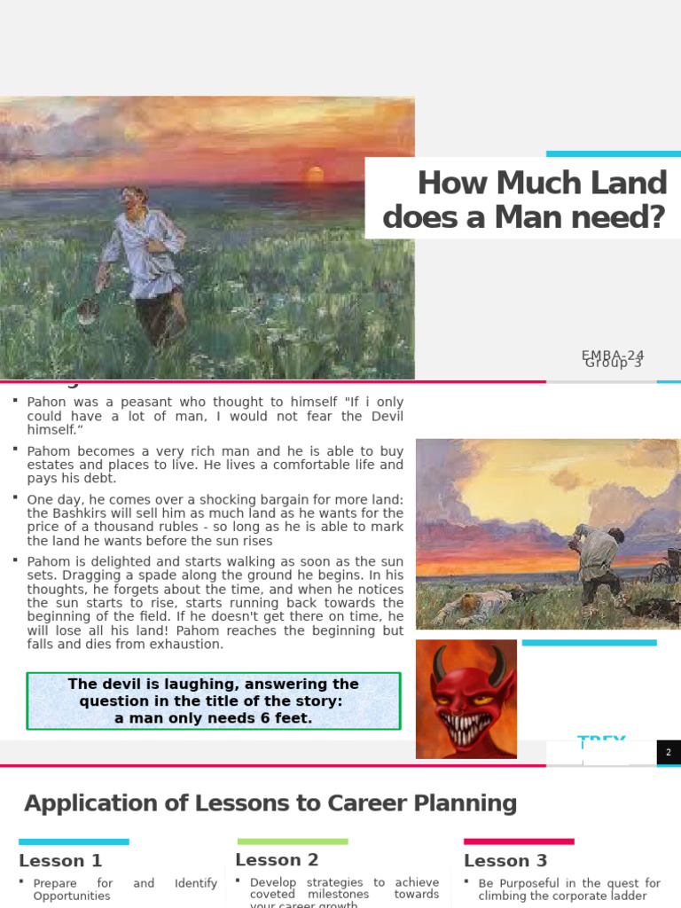 How Much Land Does A Man Need - Group 3 | PDF