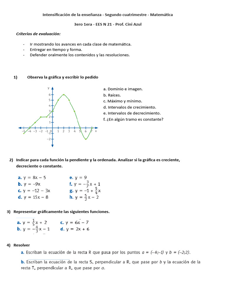 TP Intensificacion 2 Cuatr. 3ero | PDF