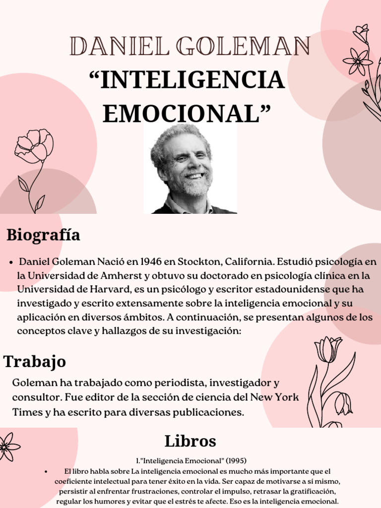Daniel Goleman | PDF | Inteligencia emocional | Las emociones