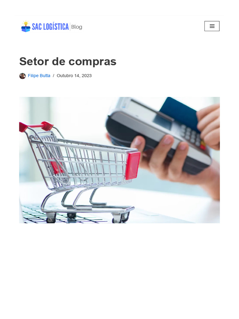SETOR de COMPRAS - O Que É e Como Funciona Este Setor? | PDF ...