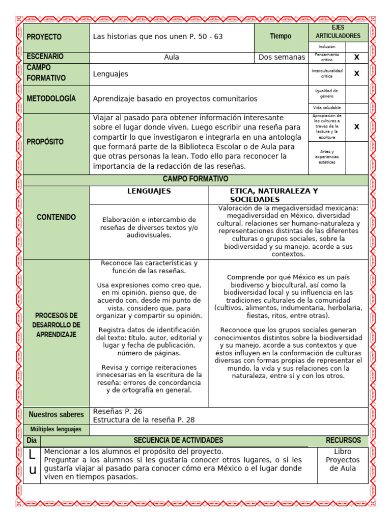 5° S4 y 5 Planeación Profa. Kempis | PDF | México | Temperatura