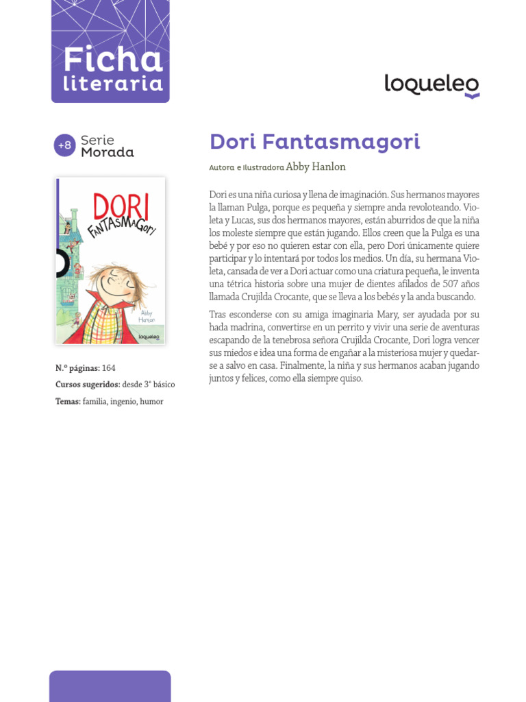 Resumen de Dori Fantasmagori | PDF