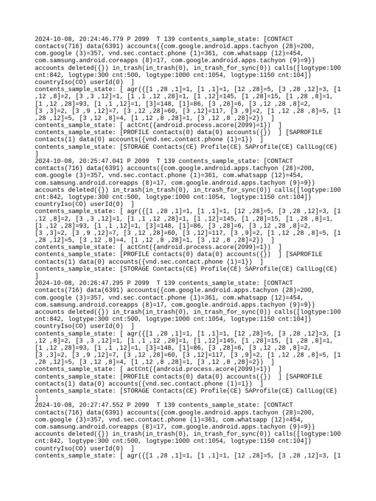 Contact and Call Log Data Analysis | PDF