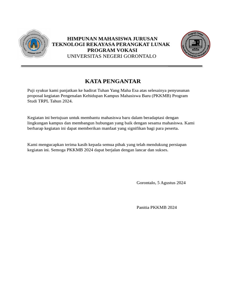 Proposal PKKMB | PDF