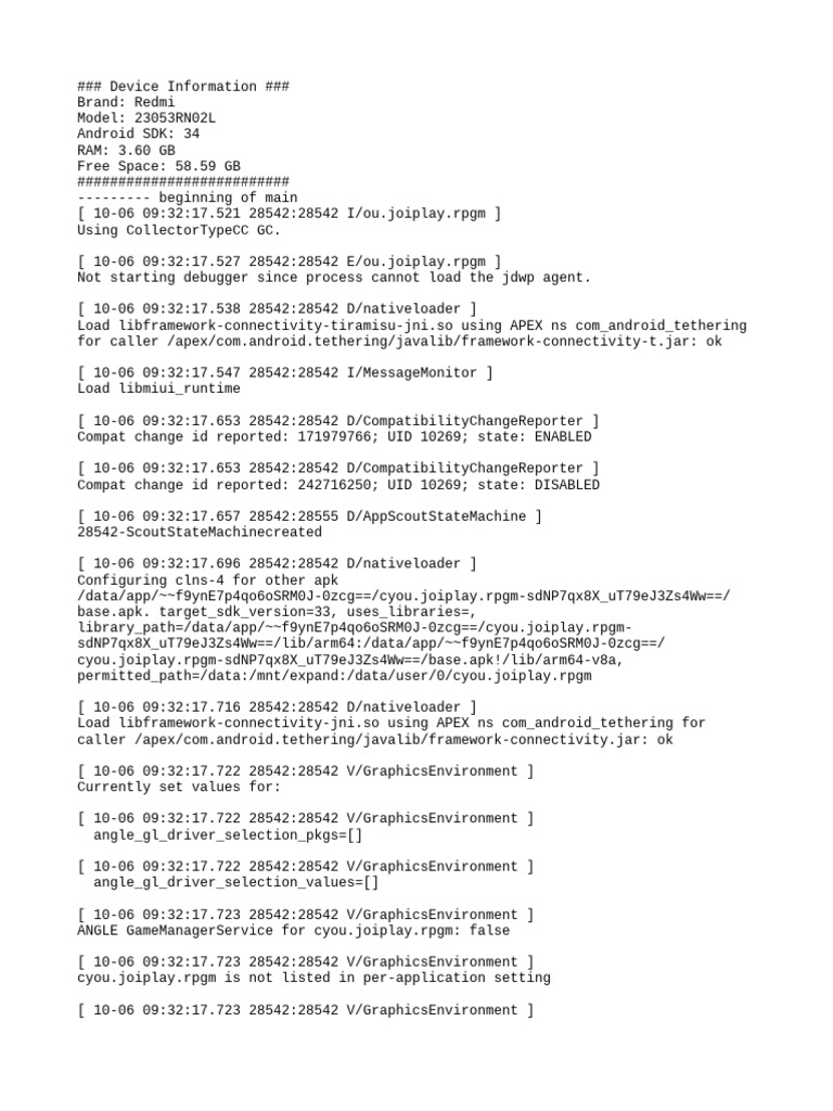 Log-2024_10_06_09_32 | PDF | Computer Architecture | Software Engineering
