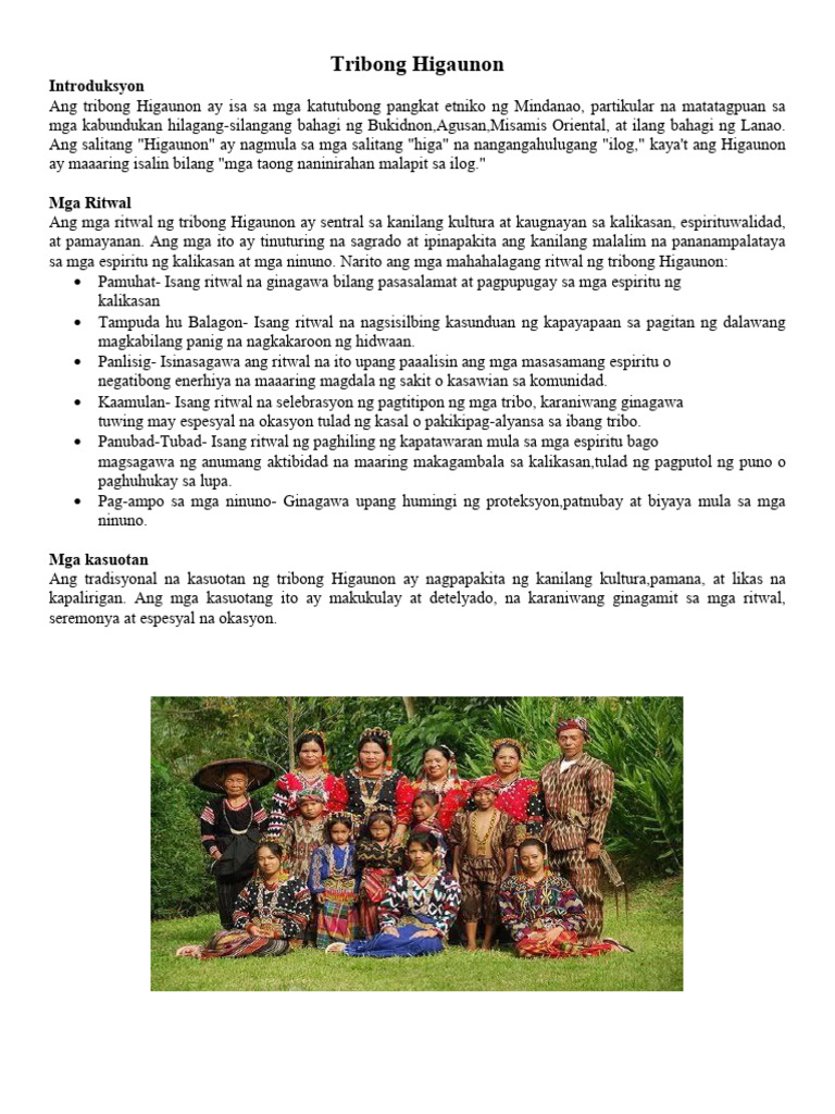 Tribong Higaunon | PDF