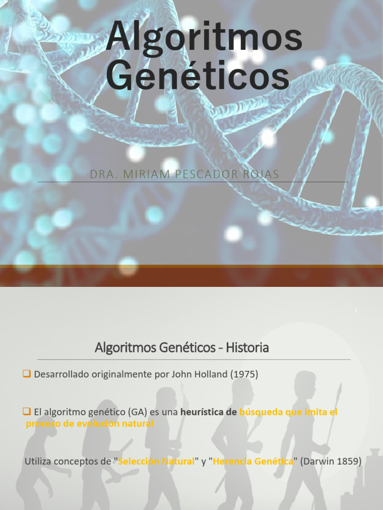 Algoritmos Genéticos: Historia y Aplicaciones | PDF | Algoritmo ...