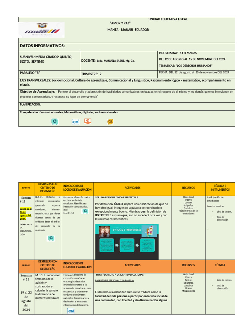 Acom. Integral Aula 2do Trimestre | PDF | Dieta