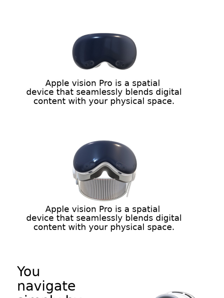 Apple Vision Pro: Spatial Device Overview | PDF