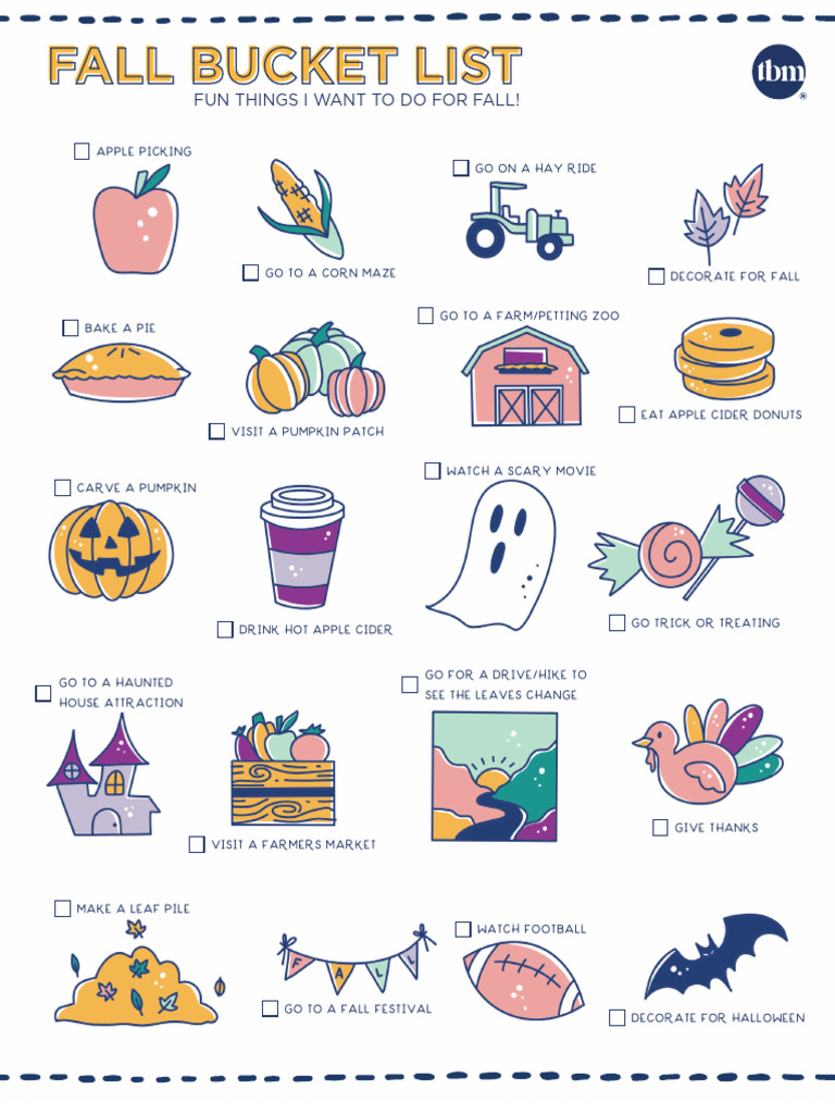 Fall Bucket List | PDF