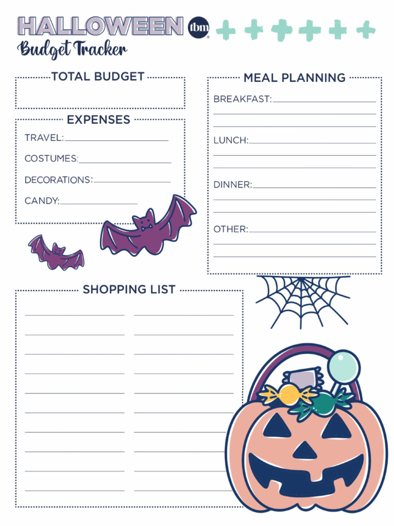 Halloween Budget Tracker | PDF