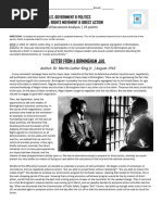 Letter From Birmingham Jail | PDF | Martin Luther King Jr. | Nonviolence