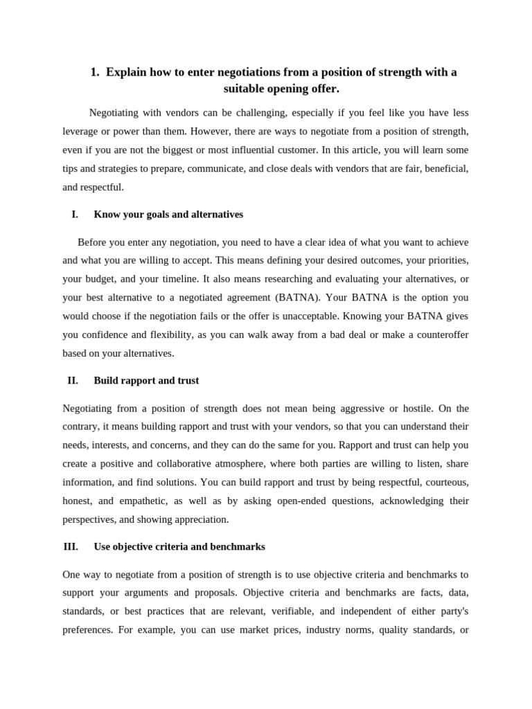 betlhem assignment | PDF | Negotiation | Bargaining