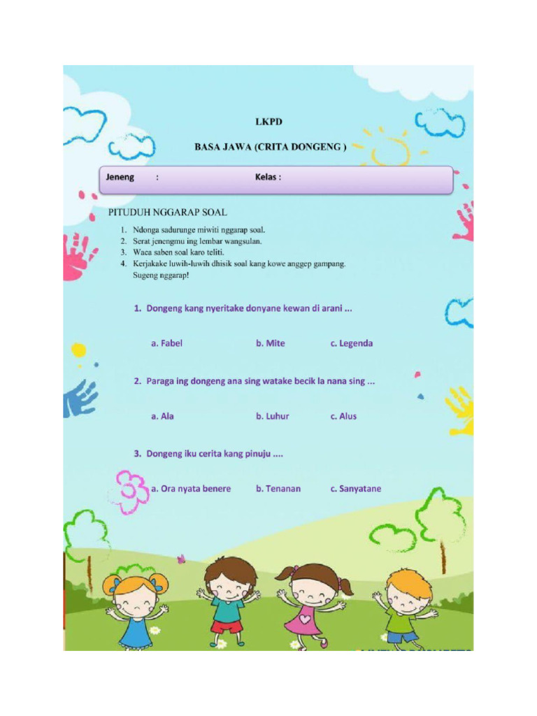 Lkpd Bangun Datar Pdf
