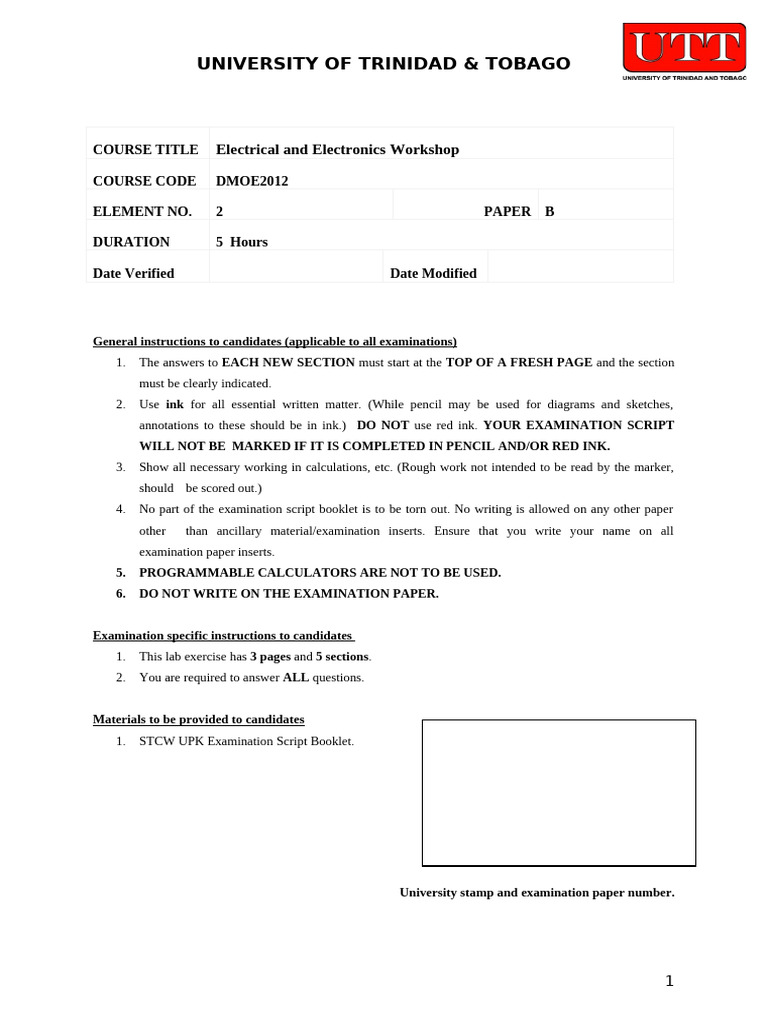 Electrical and Electronics Workshop - Lab #04 | PDF | Power Supply | Voltage