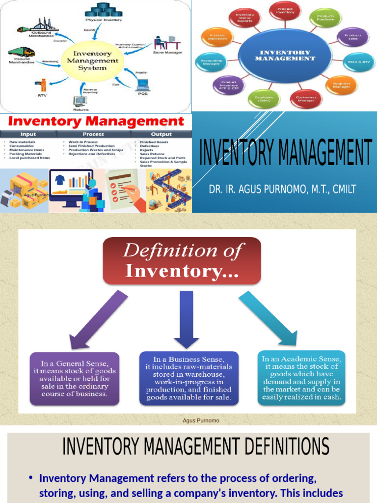 2a Introduction of Inventory MGT | PDF | Inventory | Supply Chain