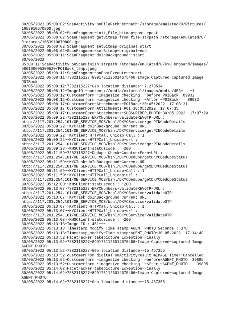 Mobile Log | PDF | Utility Software | Data Management