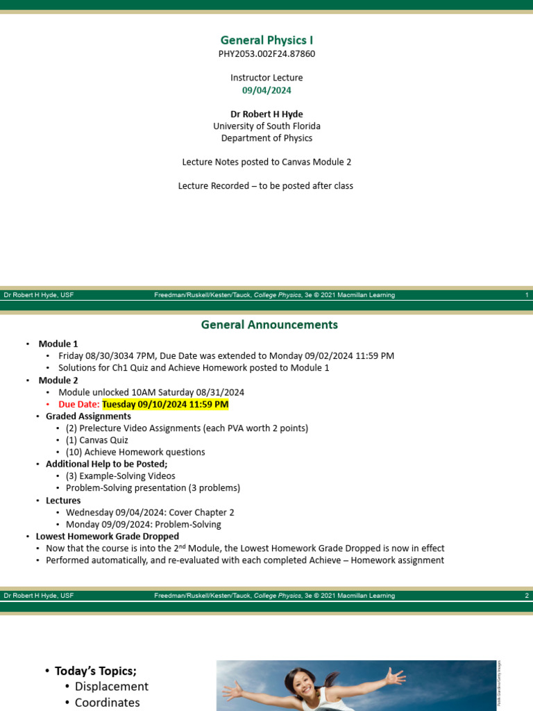 M2 Ch2 Lecture 002 09-04-2024 | PDF | Acceleration | Velocity