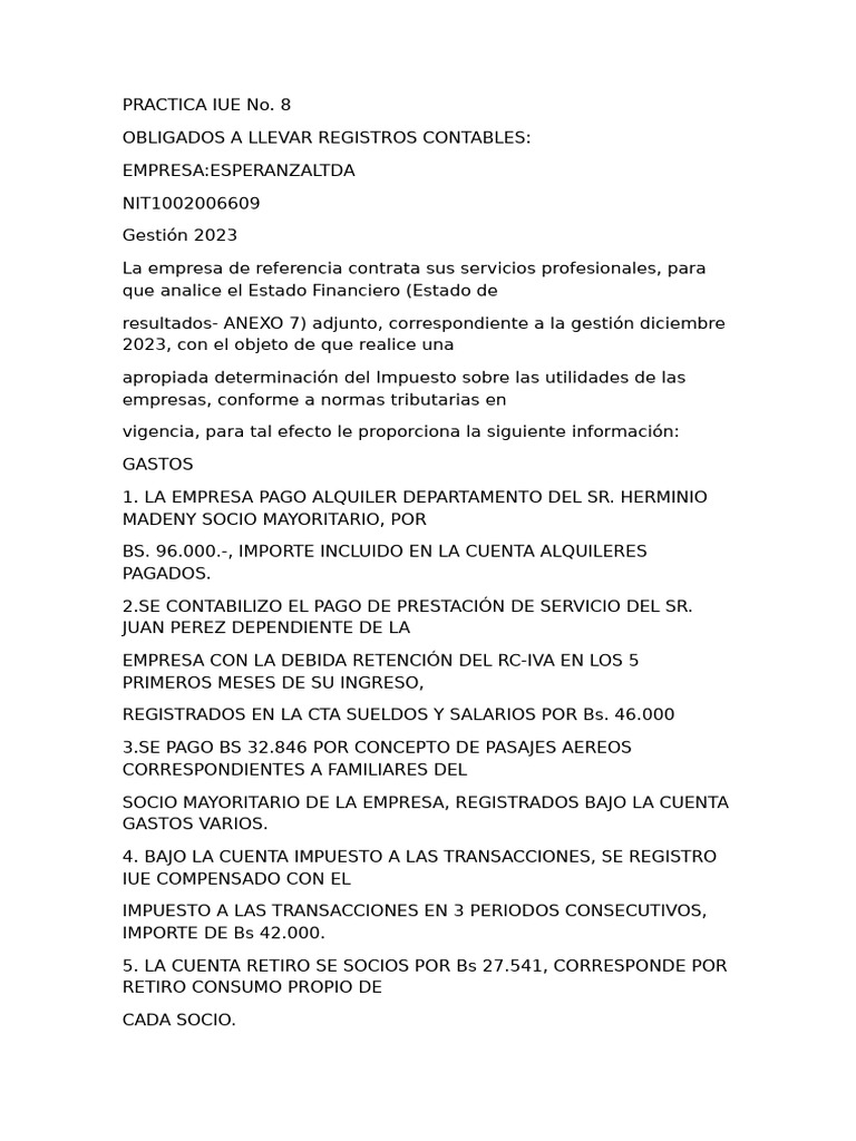 Iue N°8 | PDF
