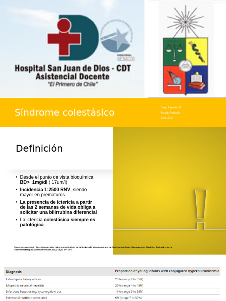 Colestasis Neonatal: Diagnóstico y Manejo | PDF | Enfermedades ...