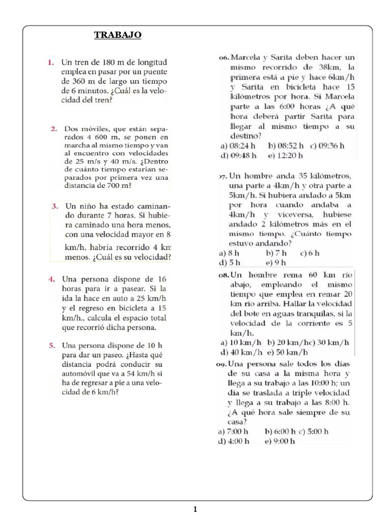 Trabajo RM - 5to | PDF