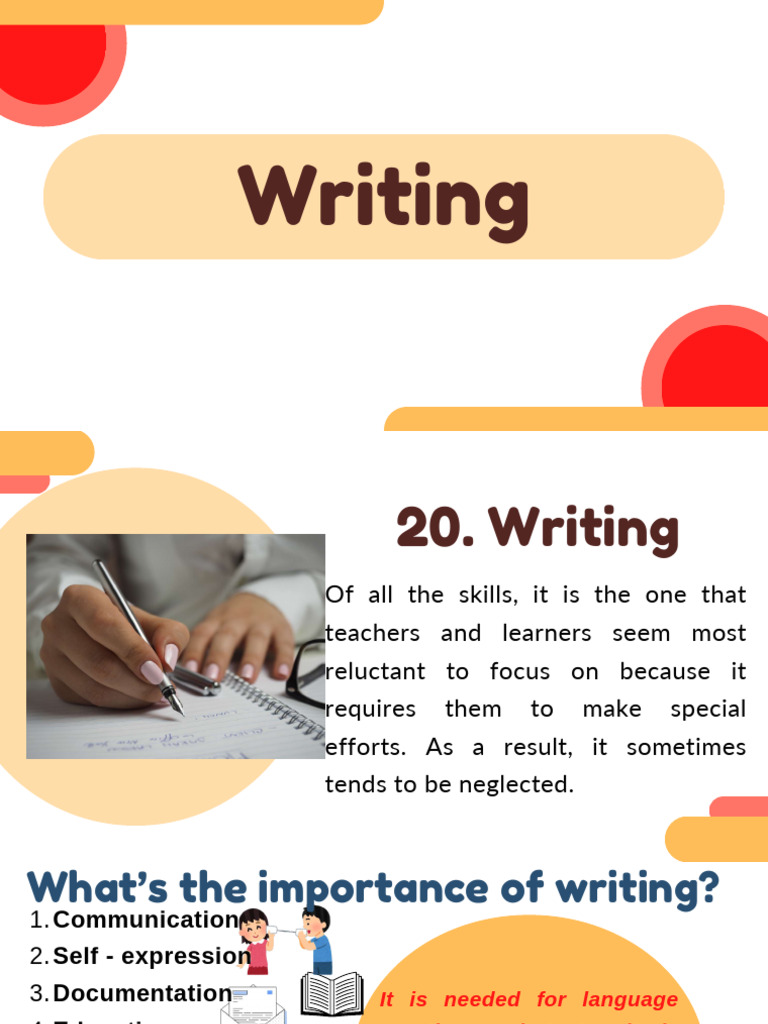 WRITING PRESENTATION - Compressed | PDF | Literacy | English Language
