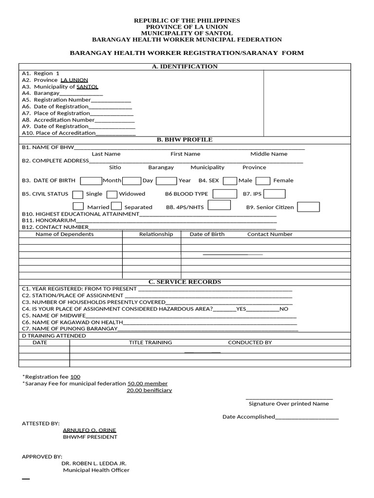 BHW Application Form2 | PDF | Chess