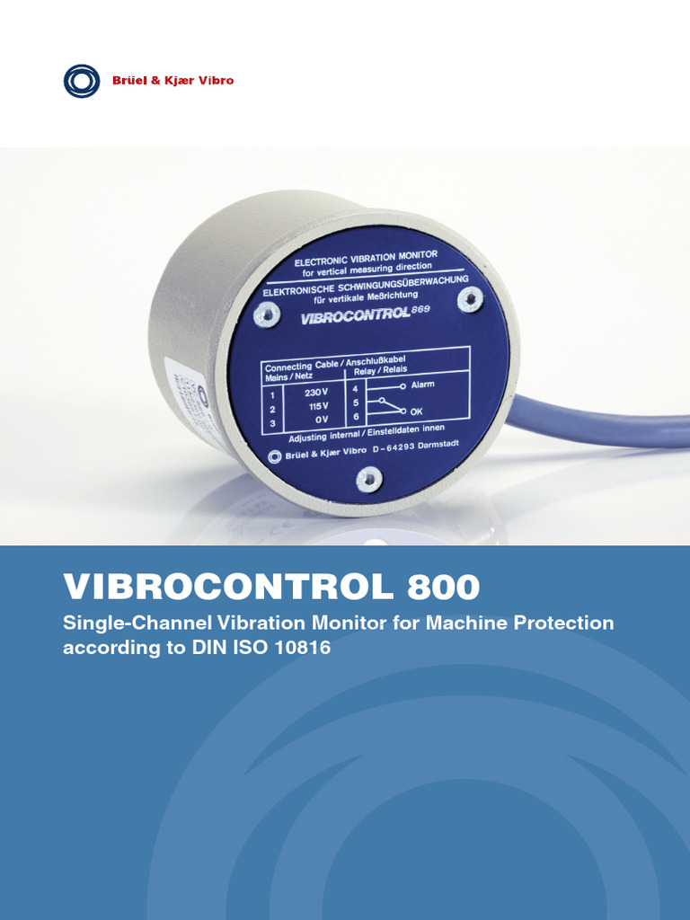 Vibrocontrol 800 en | PDF | Relay | Power Supply