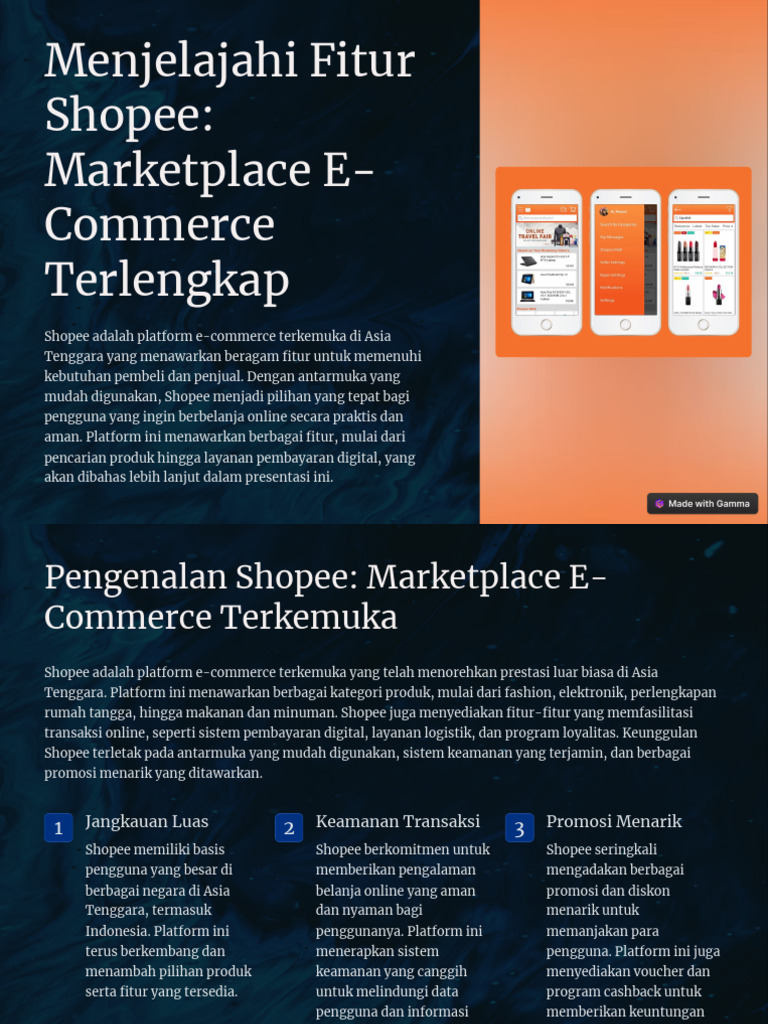 Menjelajahi Fitur Shopee Marketplace E Commerce Terlengkap | PDF