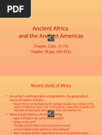 Map of Early African Civilizations Handout | PDF
