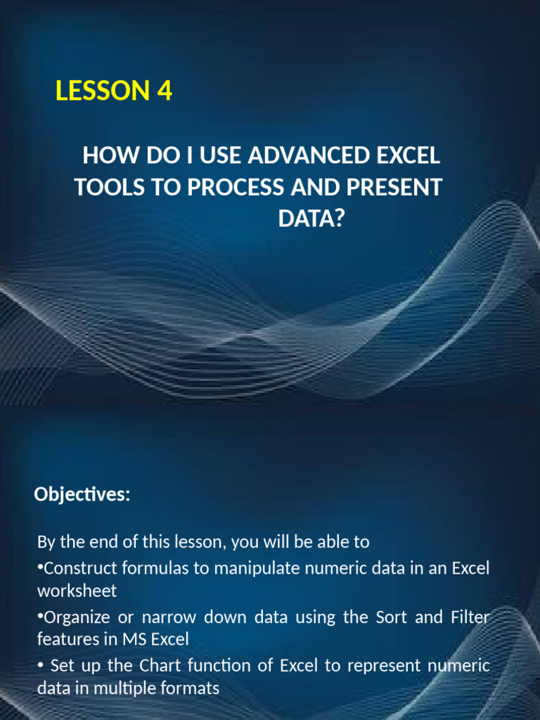 Lesson 4 Group 2 | PDF | Microsoft Excel | Function (Mathematics)
